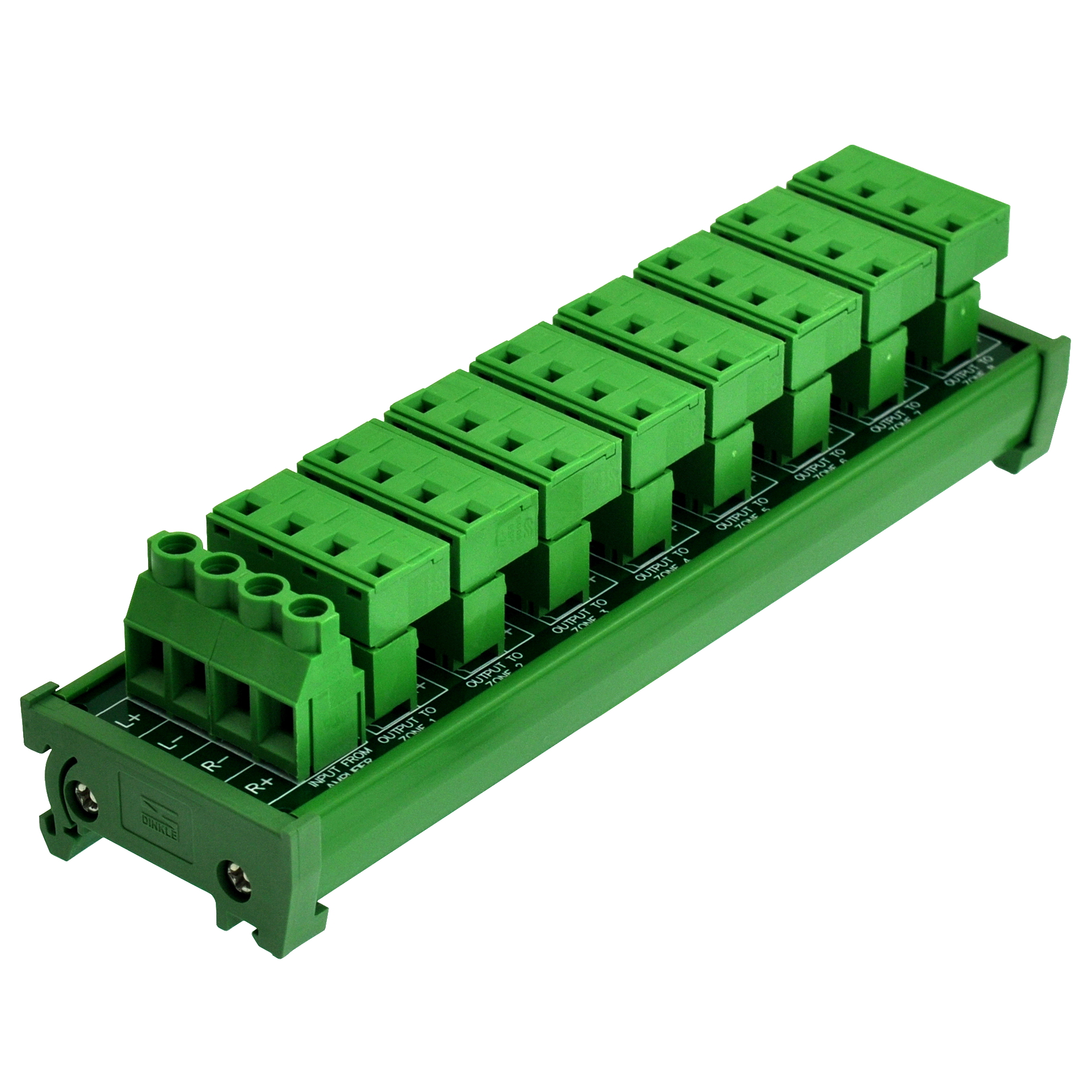 Whole House Audio Stereo 8-Zone Speaker Distribution Module with DIN ...